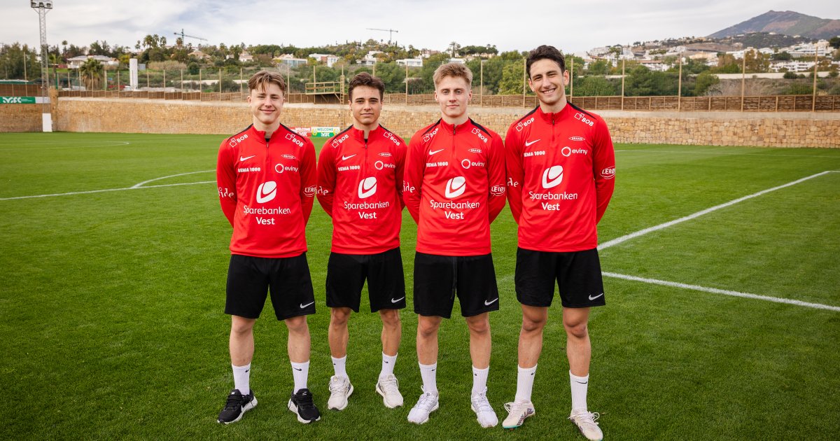 Dette er Brann 2-spillerene som er på treningsleir med A-laget / Brann