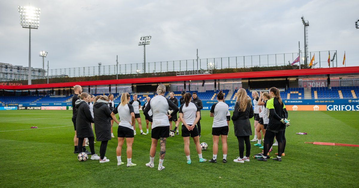 Før kampen: Barcelona - Brann / Brann