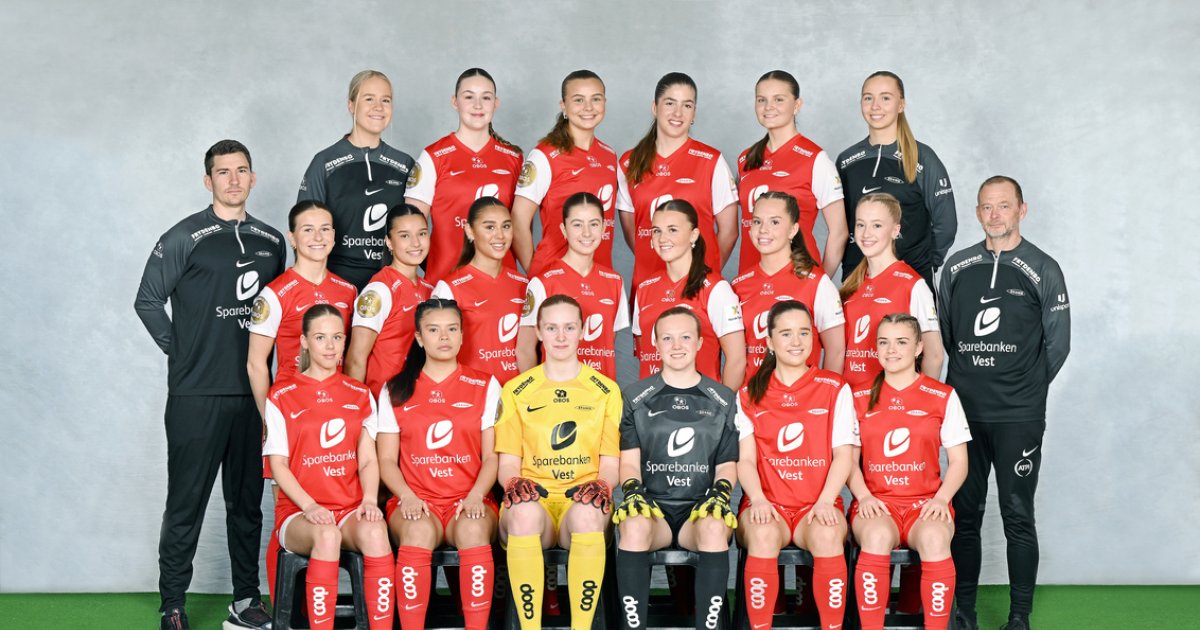 Her er Brann 2s kvinnelag i 2024 / Brann