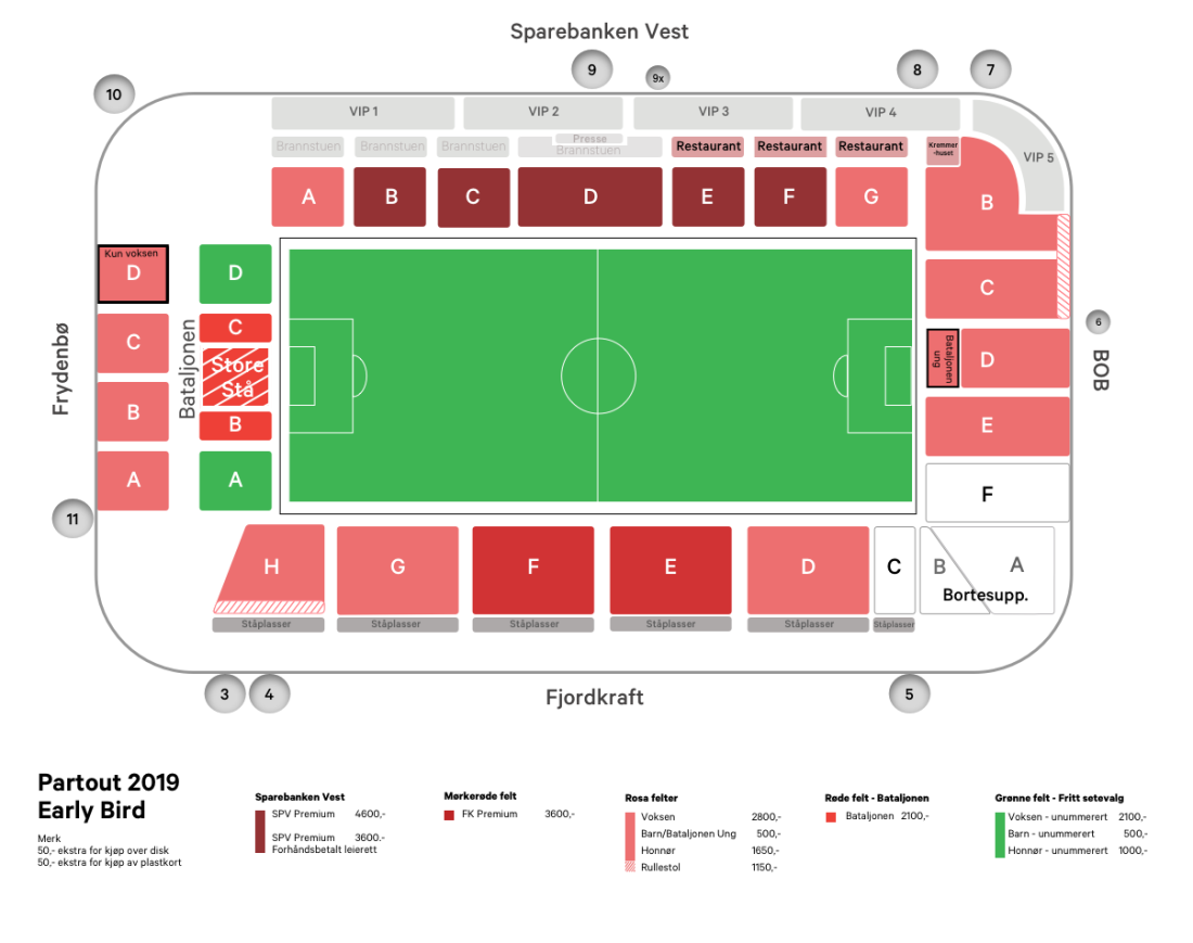 Partoutkortsalget 2019 har startet! / Brann
