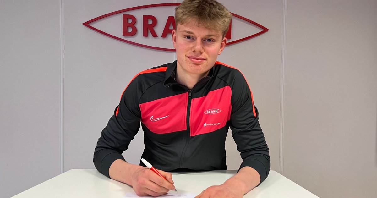 Rasmus Holten har skrevet proffkontrakt / Brann
