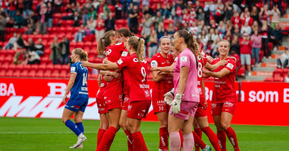 Vant byderbyet på Stadion / Brann